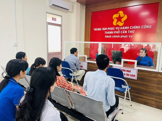 Trung tâm phục vụ hành chính công thành phố Cần Thơ chính thức hoạt động - Vietnam.vn