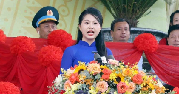 Wer ist Vu Quynh Anh, der Vertreter der Jugend, der zum 70. Jahrestag des Sieges von Dien Bien ...