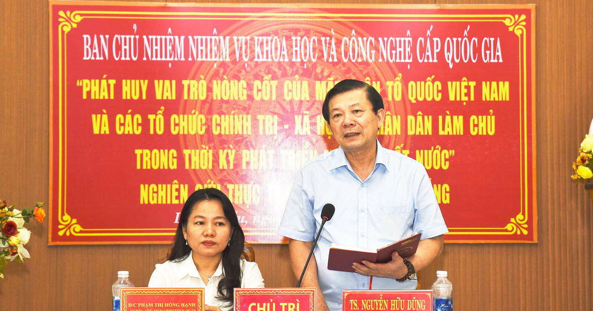 Vice Chairman Nguyen Huu Dung works with Lien Chieu District, Da Nang City - Vietnam.vn