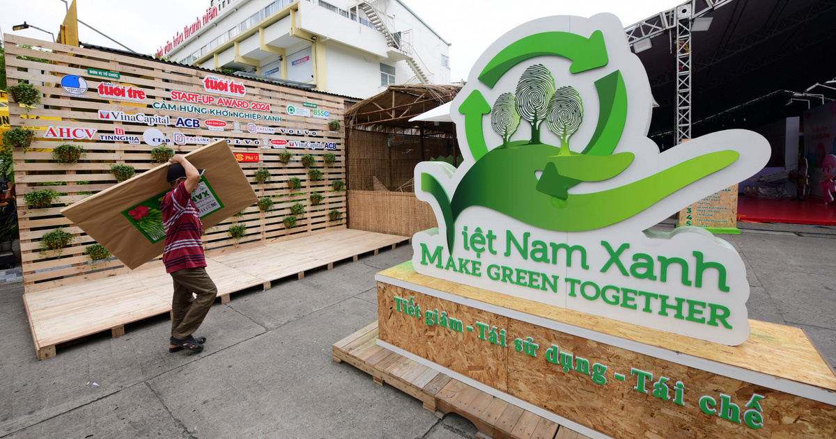 흥미로운 활동으로 이틀간 시작되는 그린 베트남 페스티벌 개막 - Vietnam.vn