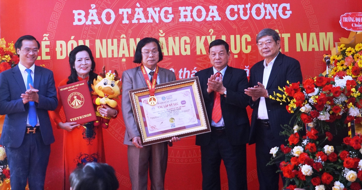 Cuong Hoa Cuong 박물관은 베트남에서 가장 다양한 박물관으로 기록을 세웠습니다 - Vietnam.vn