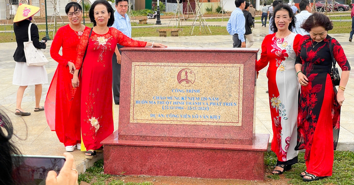 Buôn Ma Thuột có thêm không gian xanh từ công viên Võ Văn Kiệt - Vietnam.vn