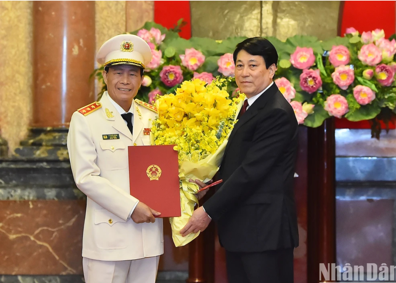 Thứ trưởng Bộ Công an Lê Quốc Hùng được thăng quân hàm Thượng tướng - Vietnam.vn