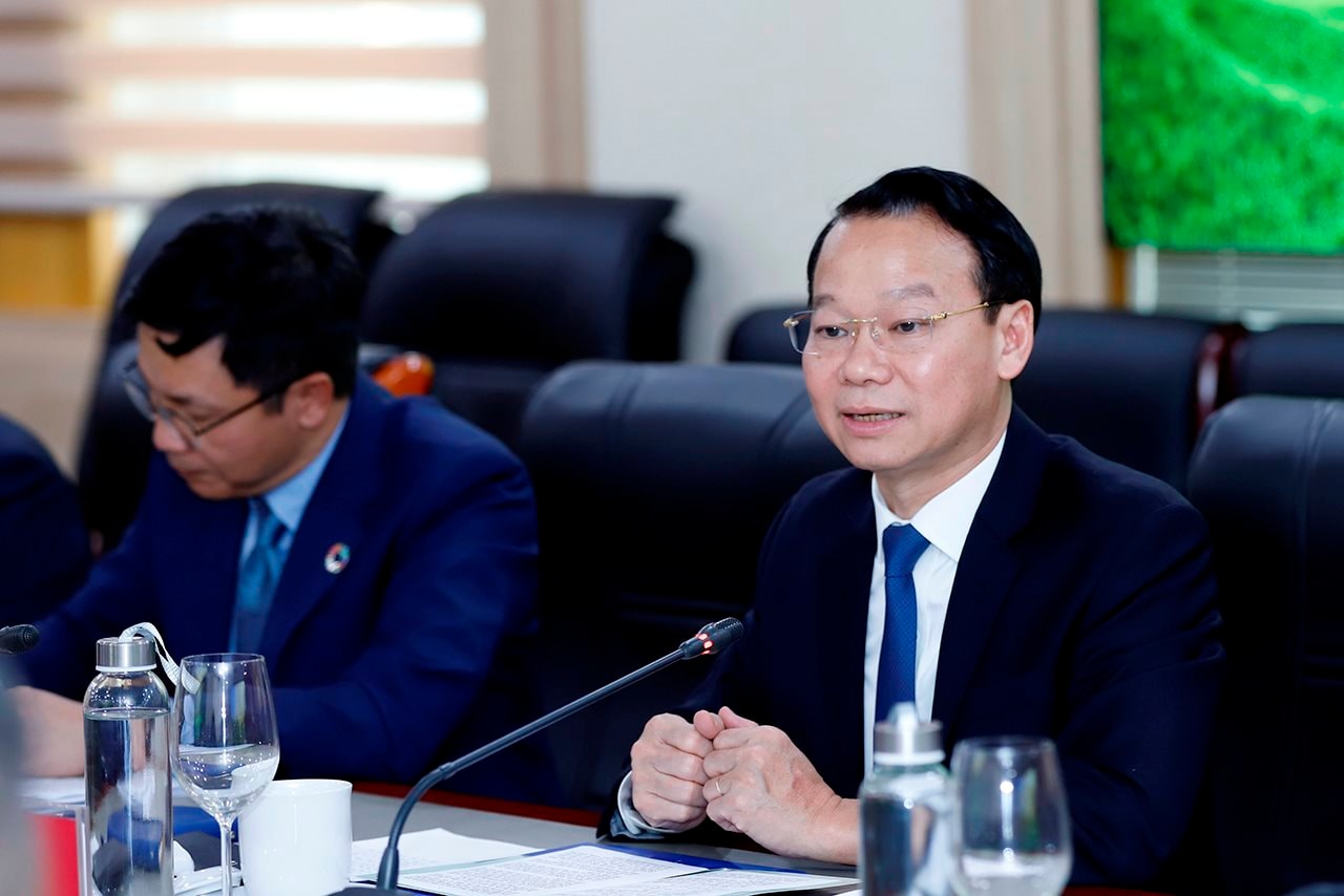 Bộ trưởng Đỗ Đức Duy làm việc với đối tác Nhật Bản về các hoạt động giảm phát thải khí nhà kính ...